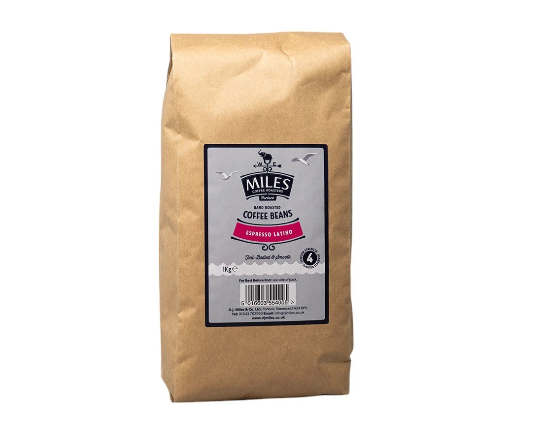 Espresso Latino Coffee Beans – Miles Tea & Coffee